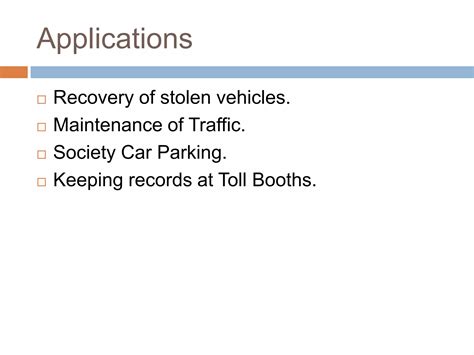 Number Plate Detection Pptx