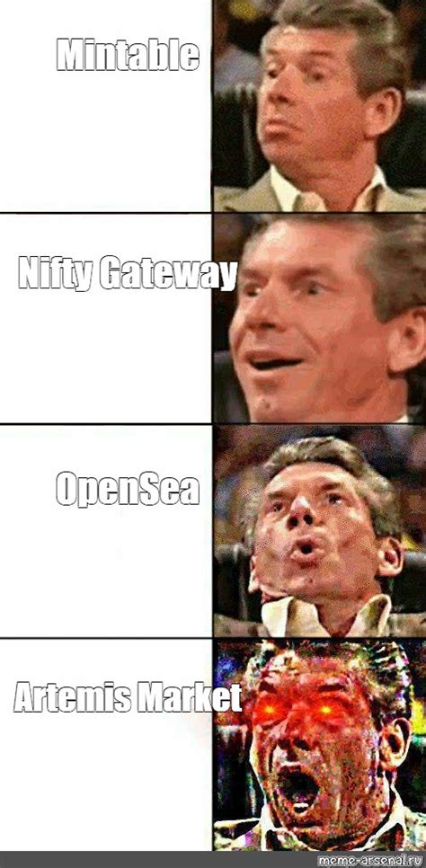 Сomics Meme Mintable Nifty Gateway Opensea Artemis Market Comics