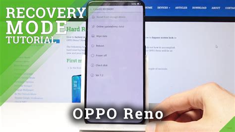 Recovery Mode Oppo Reno How To Enter Quit Oppo Recovery Menu Youtube