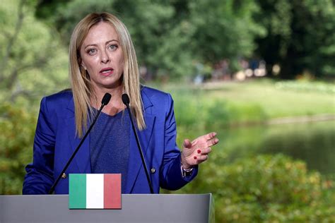 Italy Pm Meloni Leaves Partner After Sexist Tv Comments Reuters