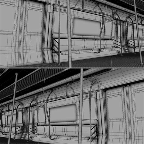 Metro Wagon Interior Facade 3d Model 90 Unknown Ma Free3d