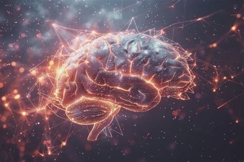 Premium Photo A Human Brain With Interconnected Circuits And Glowing Lines