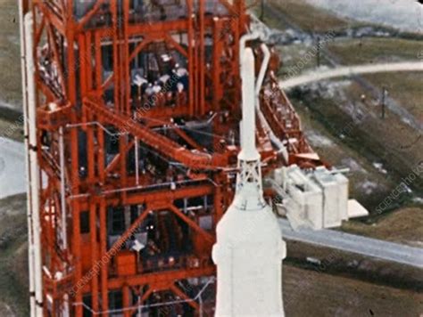 Apollo 4 On Launchpad November 1967 Stock Video Clip K005 9012