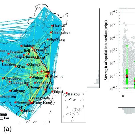 Spatial And Statistical Distribution Of Interaction Strength Among