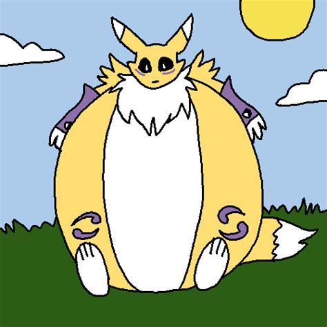 Renamon Is Awfully Big By Inflationdaddy3000 On Deviantart