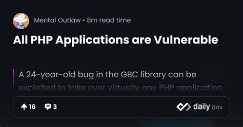 All Php Applications Are Vulnerable Rwebdev