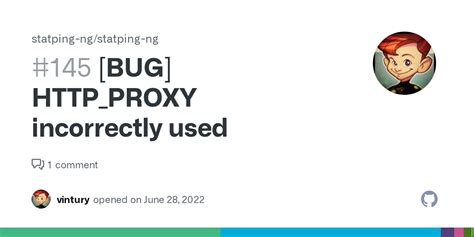 Bug Proxy Incorrectly Used · Issue 145 · Statping Ngstatping Ng · Github