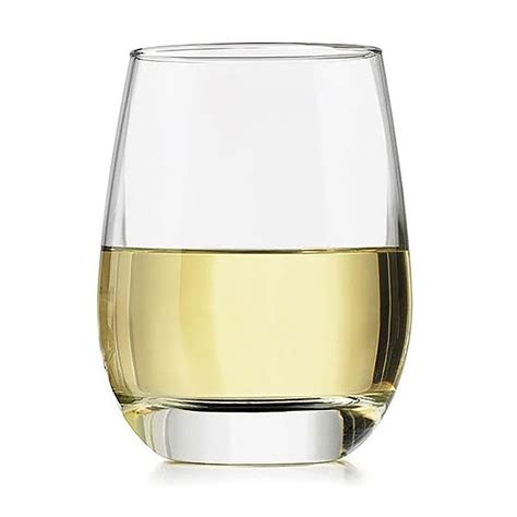 Libbey Stemless Glasses Clear 1525 Ounce Set Of 12 Libbey Shop