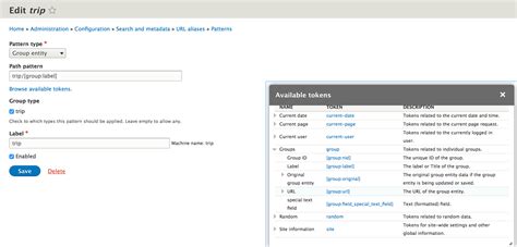 ability to set url alias and support pathauto in creating url aliases