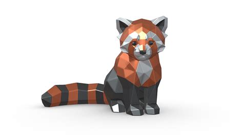 Stl File Red Panda 🐼・3d Printer Model To Download・cults