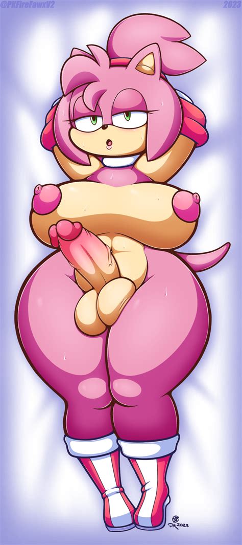 Rule 34 Absurd Res Amy Rose Anthro Balls Big Breasts Breasts