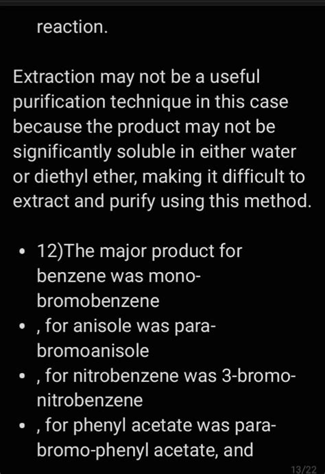 Solved Please Solve All The Questions B Aromatic Bromination 10