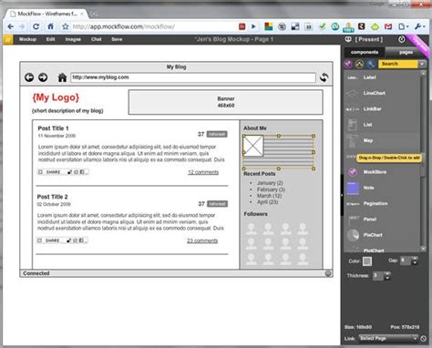 MockFlow Online Wireframing SitePoint