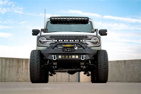 Dv8 Offroad 2021 Ford Bronco Modular Front Bumper Winch Capable W