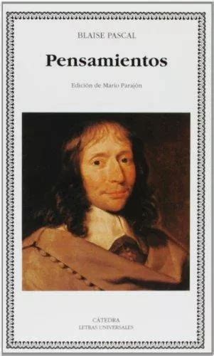 Pensamientos Blaise Pascal Cátedra Envío Gratis