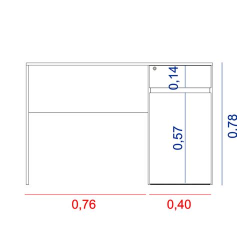 Escritorio Moderno Juvenil Para Notebook Olmo Con Blanco Tables