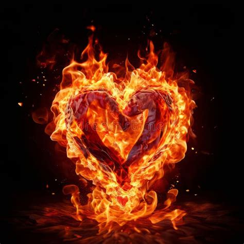 Aflame With Love Day A Term Representing The Passionat Stock Image Image Of Beautiful