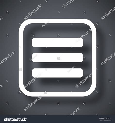 Vector Expand Menu Button Stock Vector Royalty Free 232178761 Shutterstock