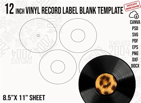 Free Printable Vinyl Record Labels Download Free Printable Vinyl