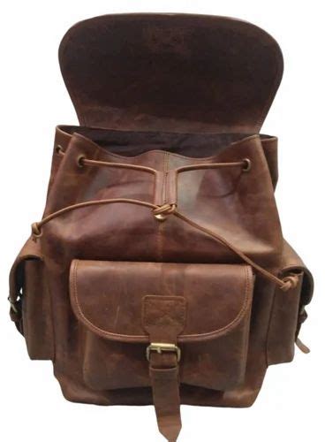 Ladies Leather Backpack Number Of Compartments 4 Compartments Bag