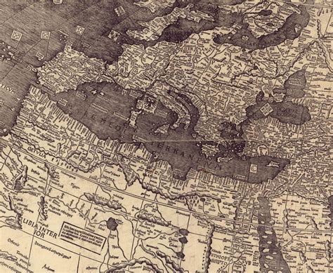 Historical Map Of The World 1507 Waldseemuller World Maps Online