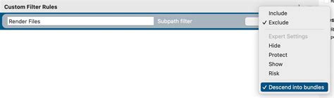 Configure The Task Filter To Exclude Files And Folders From A Task