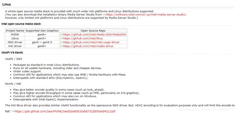 ubuntu 基于intel vaapi 接口调用集成显卡硬编解码 vainfo csdn博客