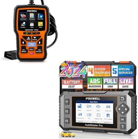 Amazon FOXWELL NT614 Elite OBD2 Scanner With 5 Resets ABS Bleeding