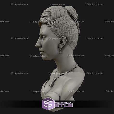 Lady Gaga Bust 3d Model Specialstl