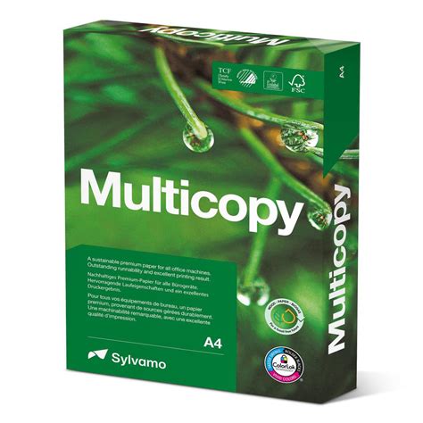 Köp Multicopy Kopieringspapper A4 160g Ohålat 250 Fp