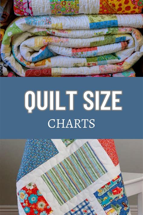 Quilt Size Charts Quilt Size Charts Quilt Sizes Twin Quilt Size