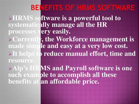 PPT HRMS And Payroll Software PowerPoint Presentation Free Download ID 7569833