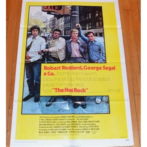 The Hot Rock 1972 Original Movie Poster 27x41 Folded John Dortmunder