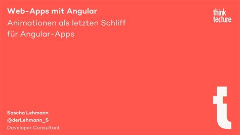 Web Apps Mit Angular Animationen Als Letzten Schliff Für Angular Apps