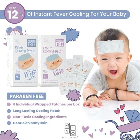 Mylo Gws Paraben Free Fever Cooling Patch 6 Patches X 6 Boxes