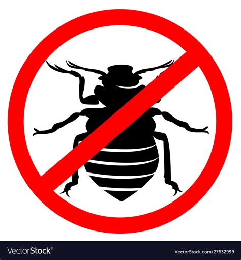 Anti Bug Symbol Royalty Free Vector Image Vectorstock