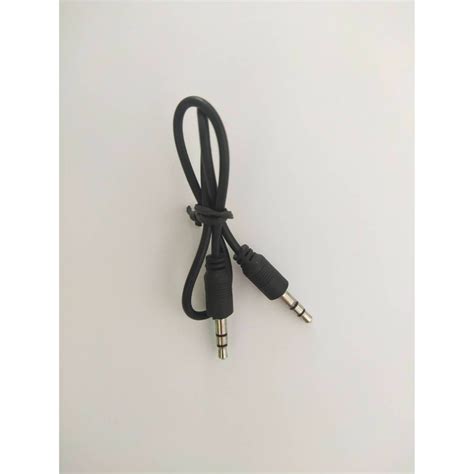 Aux 3 5 Mm 30cm สายสีดำaux 3 5 Mm 30cm สายสัญญาณเสียงสเตอริโอ แจ็คต่อ