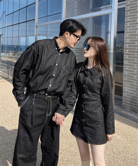 청청 시밀러룩 초특가 핏 재질 색감 대박 커플 데님 생지 커플룩 단품가능 남녀공용 빅사이즈 오버핏 셔츠 여자 미니 원피스 청자켓 청남방 청원피스 데이트룩 남친선물 가을 신상