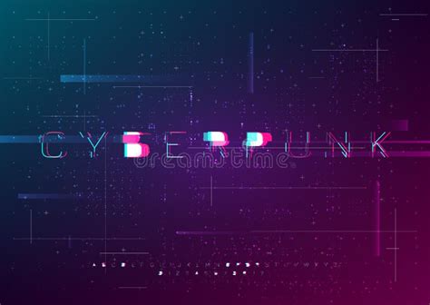 Cyberpunk Font Stock Illustrations 4 866 Cyberpunk Font Stock Illustrations Vectors Clipart