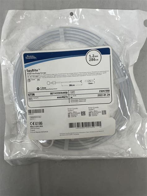 New Boston Scientific 4627 Spybite Single Use Biopsy Forceps 1 2mm 286 Cm Disposables