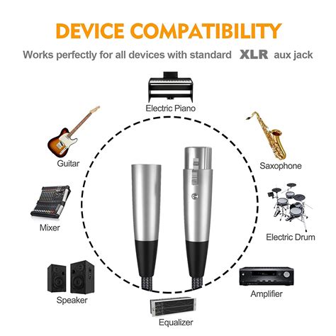 Xlr To Xlr Cable High Quality 3m 5m 10m 20m 30m Audio Mic Cable Connector Profecional 3 Pin Male