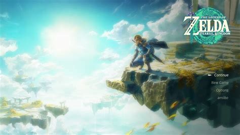 Fanmade The Legend Of Zelda Tears Of The Kingdom Title Screen