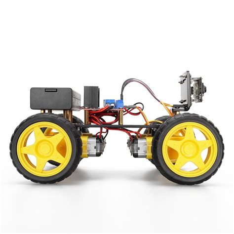 diy smart car robot kit for arduino 4wd wifi esp32 cam dolly kit easy