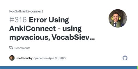 error using ankiconnect using mpvacious vocabsieve and other