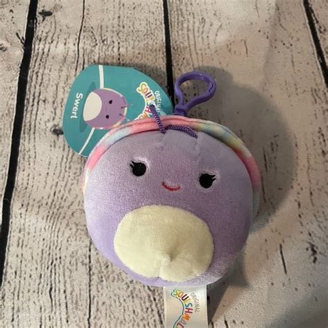 Squishmallows Toys Nwt Swerl The Snail Squishmallow Clipmallow