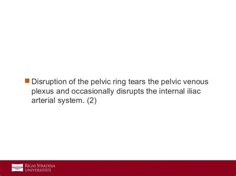Presacral Venous Plexus Bleeding In Patients With Pelvic Fractures