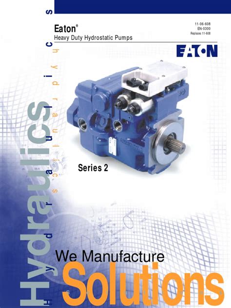 Eaton Pump Pdf Pump Electrical Connector