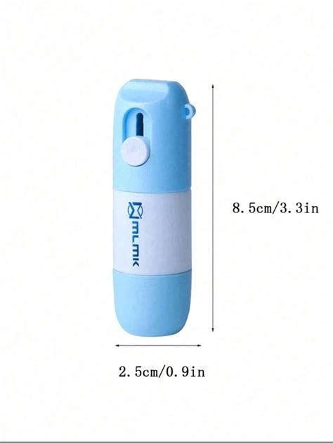 3pcs 2 In 1 Express Label Editing Seal And Box Cutter Blue Thermal