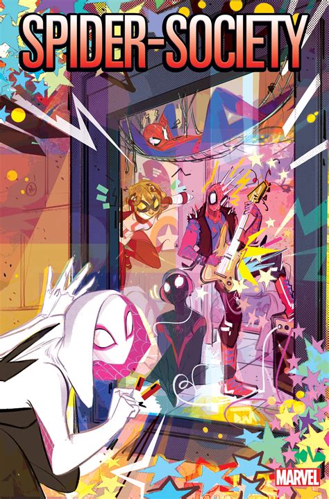 Spider Society 1 Nicoletta Baldari Windowshades Cover Fresh Comics