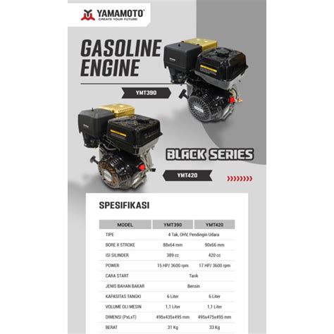 Jual MESIN PENGGERAK SERBAGUNA YAMAMOTO GX390 15Hp MESIN BOAT KAPAL Shopee Indonesia